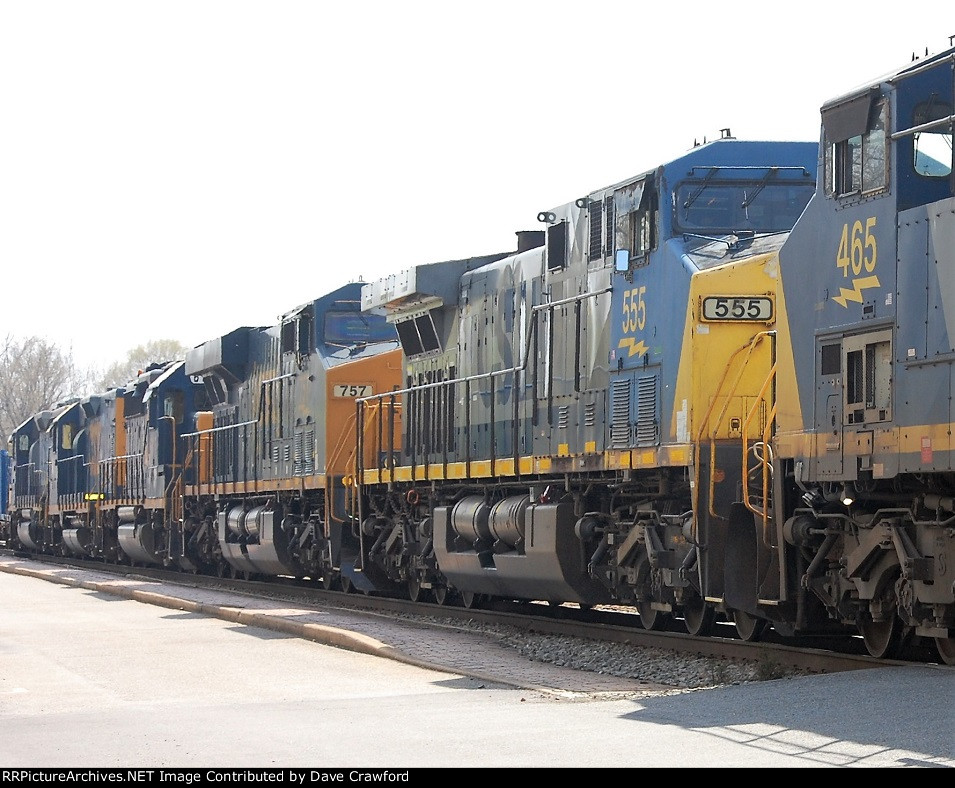 CSX 465, 555, and 757